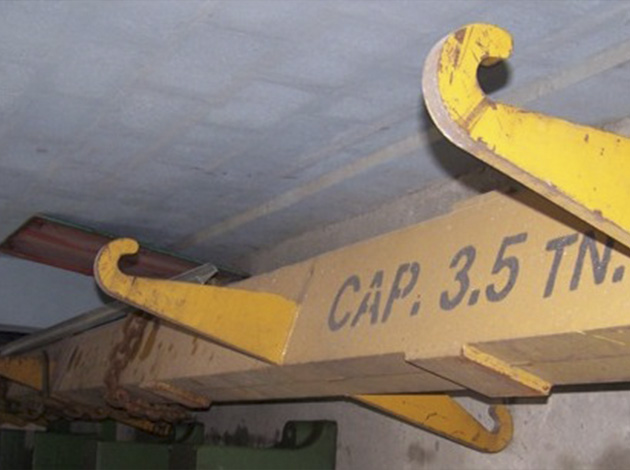 Percha de 12 metros, 3,5Tns